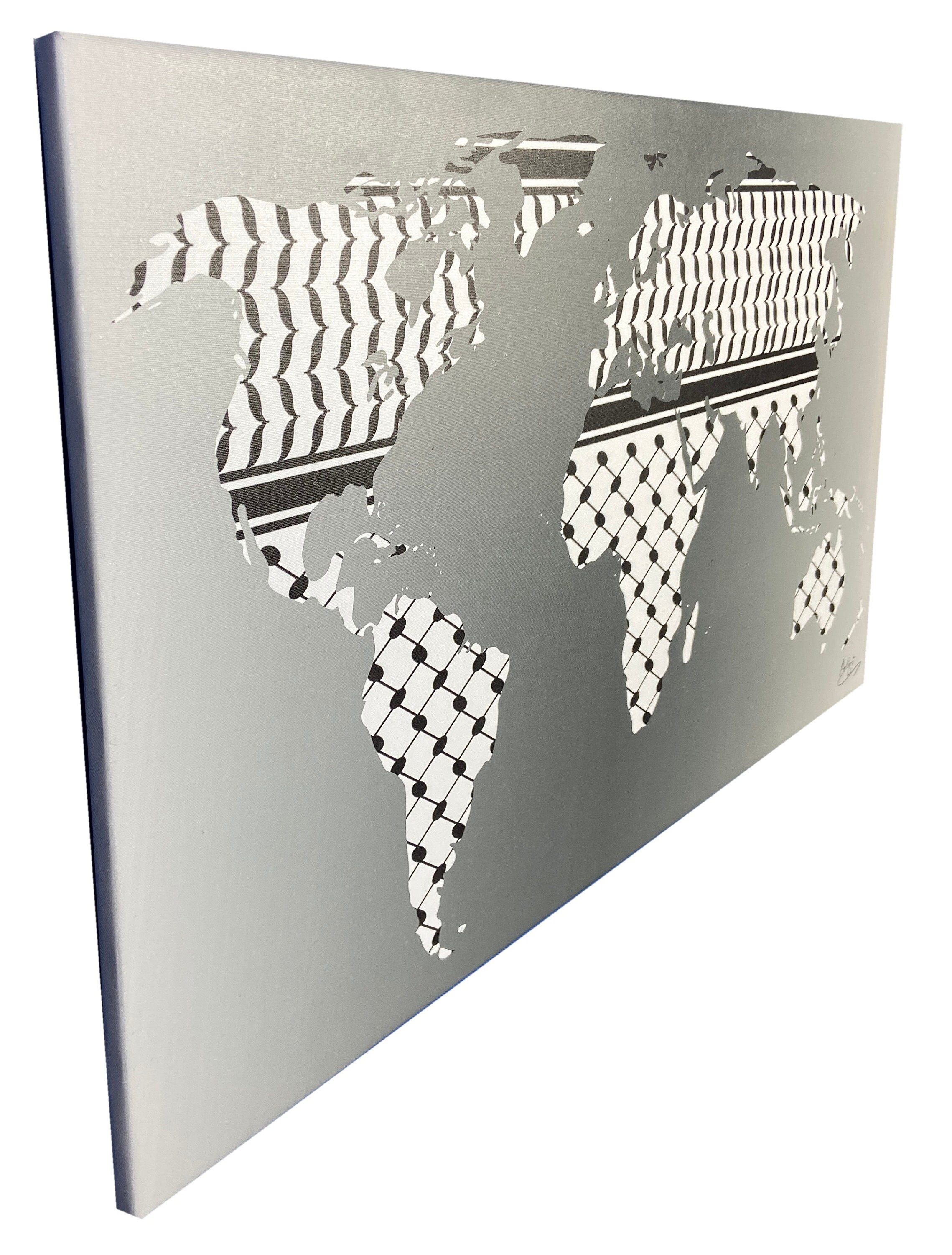 The World Map the Keffiyeh Map Moorish Geometric Designs - Etsy UK