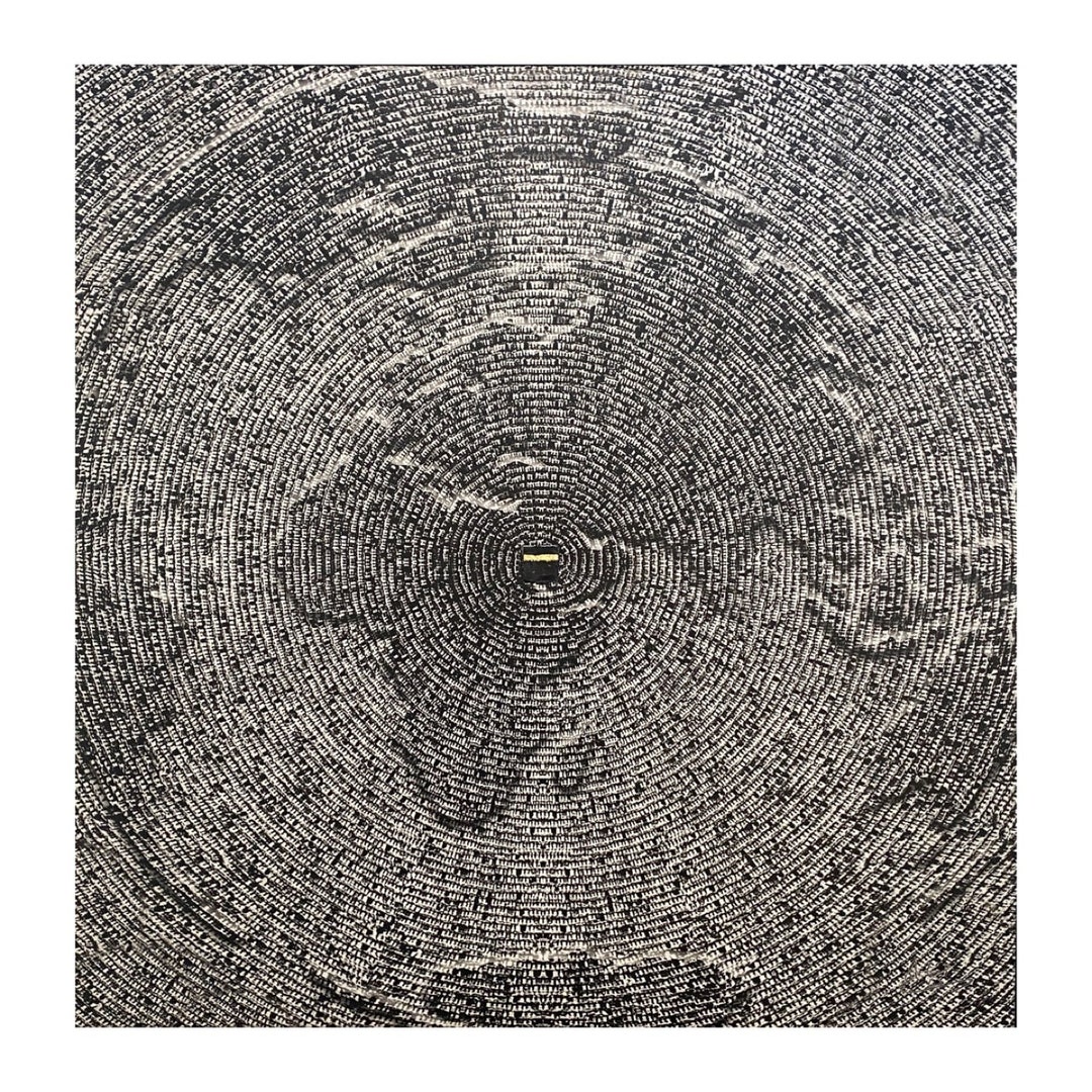 Kaaba- the World Amasses - World Map - Giclée Premium Print Canvas 30 x ...