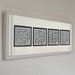 The Four Quls Kufic Calligraphy Gold Embellishment in White Memory Box ...