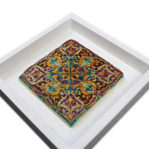 Traditional Moroccan Ottoman Patterns Purple Turquoise Persian ...