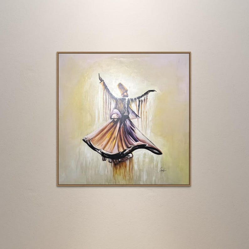 Dance of the Dervish – Hand-painted Oil Artwork - Etsy