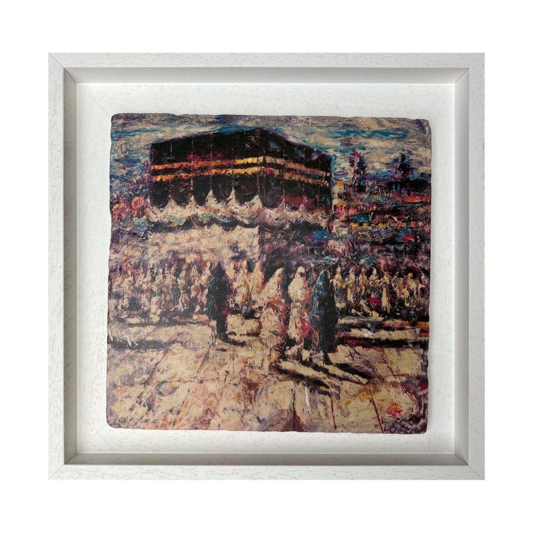 Kaaba & Hujjaj Multi-coloured Stone Art - Medium - Etsy