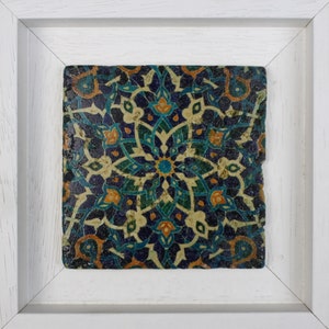 Traditional Moroccan Ottoman Patterns Blue Persian Arabesque - Etsy UK