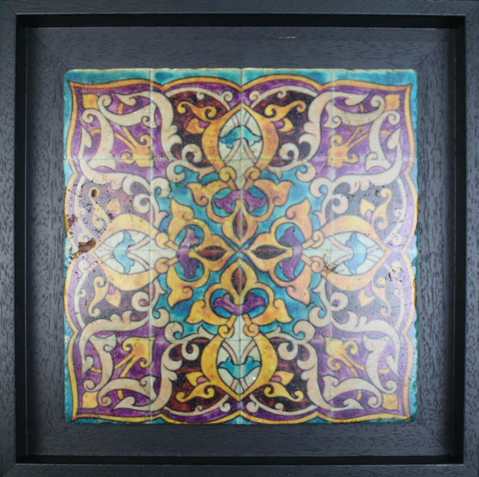 Traditional Moroccan Ottoman Patterns Purple Turquoise Persian - Etsy