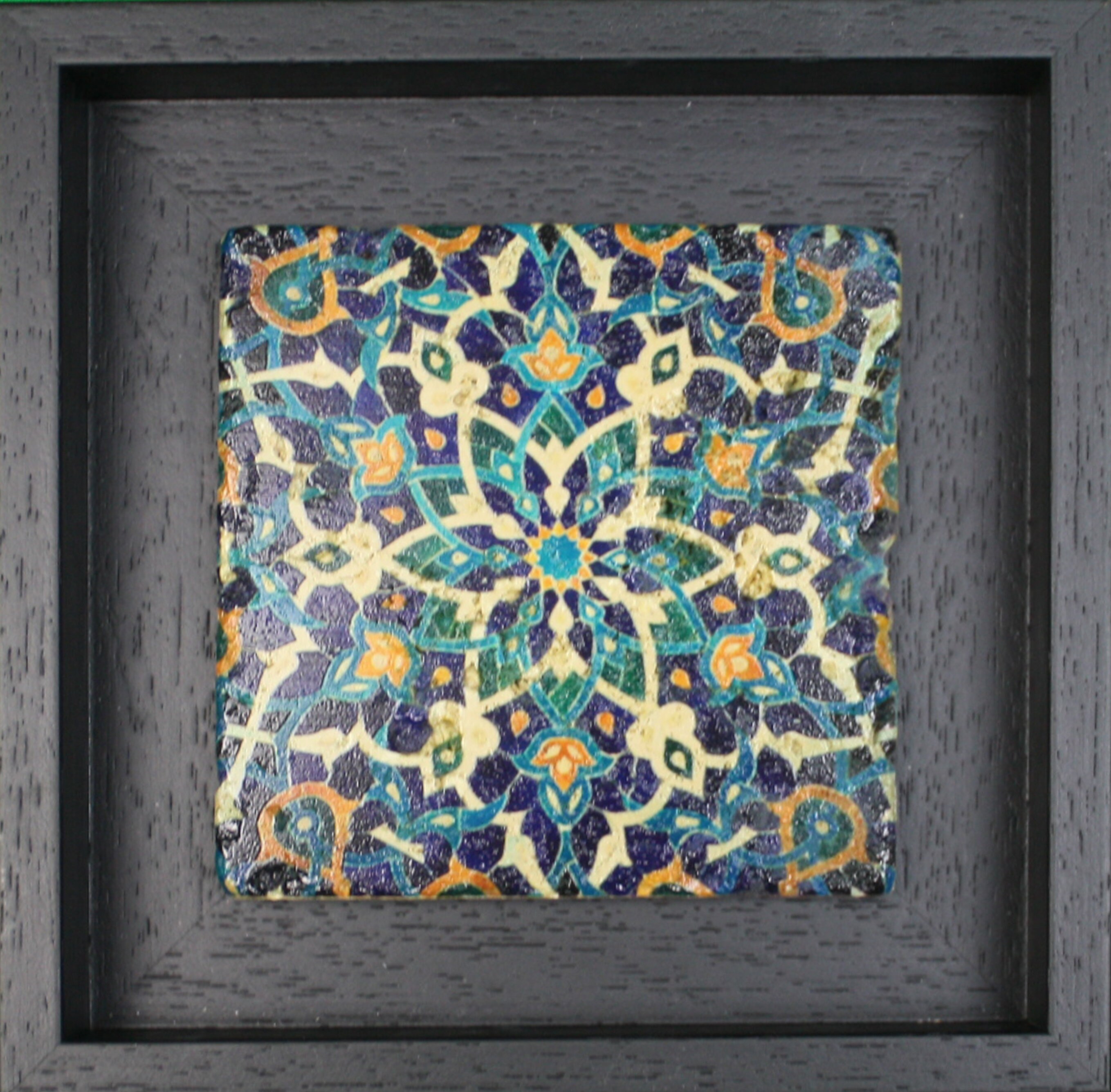 Traditional Moroccan Ottoman Patterns Blue Persian Arabesque | Etsy UK