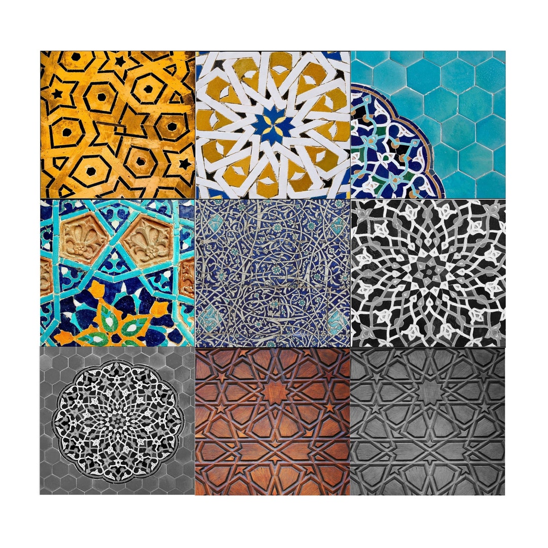 Greeting Cards Moorish Persian Moroccan Mosaic Universal Blank Any ...