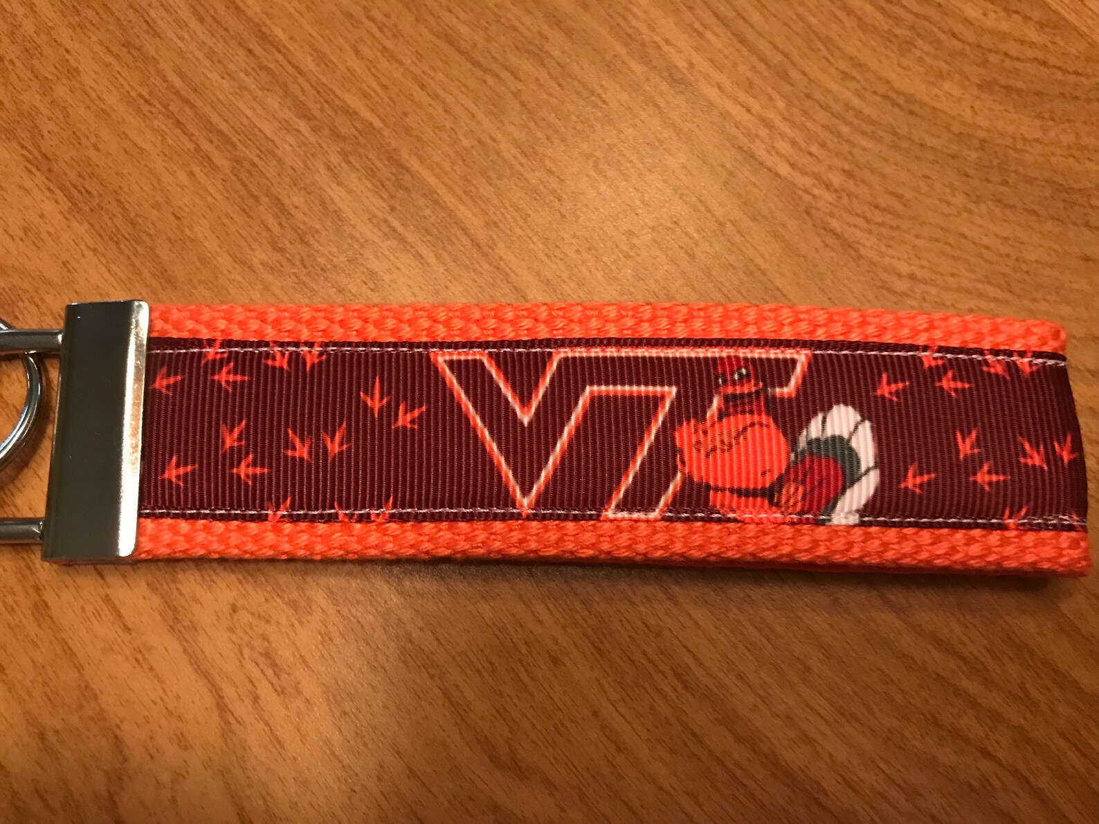 Virginia Tech Hokies Keychain - Etsy
