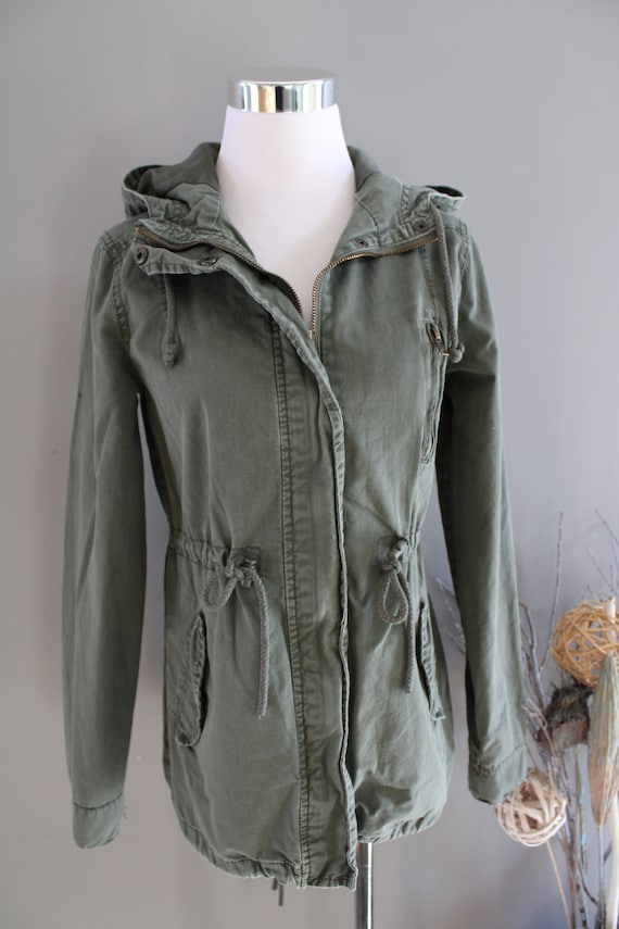 Vintage Utility Parka Light Army Green Parka Military… - Gem