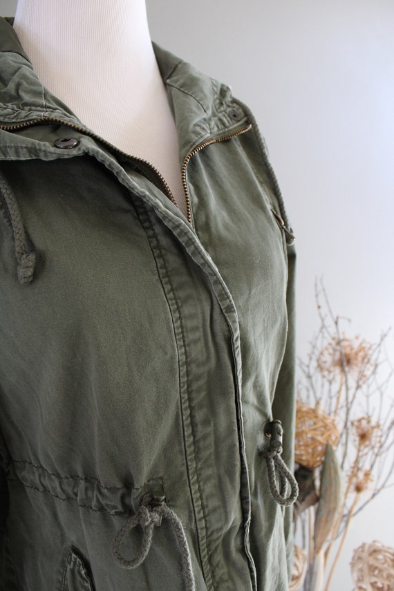 Vintage Utility Parka Light Army Green Parka Military… - Gem