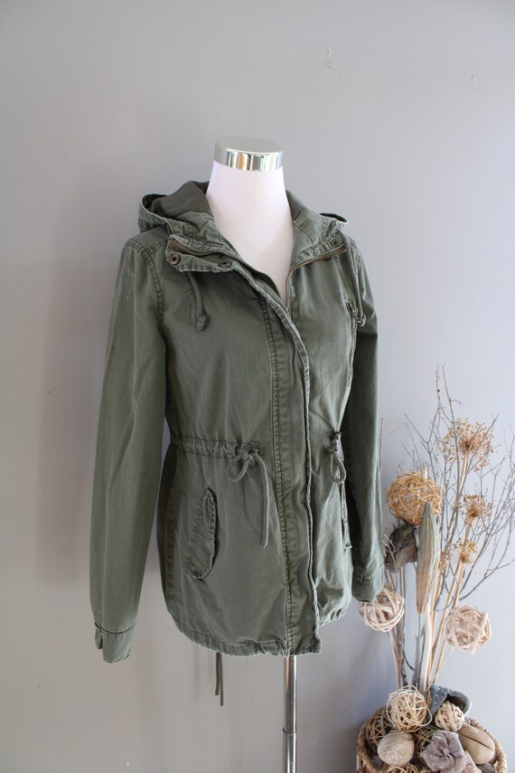 Vintage Utility Parka Light Army Green Parka Military… - Gem