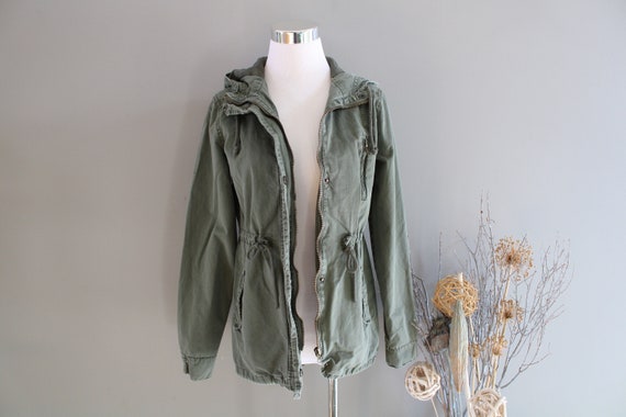 Vintage Utility Parka Light Army Green Parka Military… - Gem