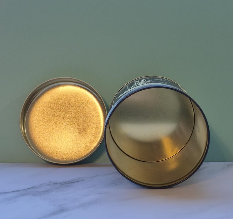 Bristol Ware Morton's Salt Tin Blue & White 1985 Bristol Ware "when It ...