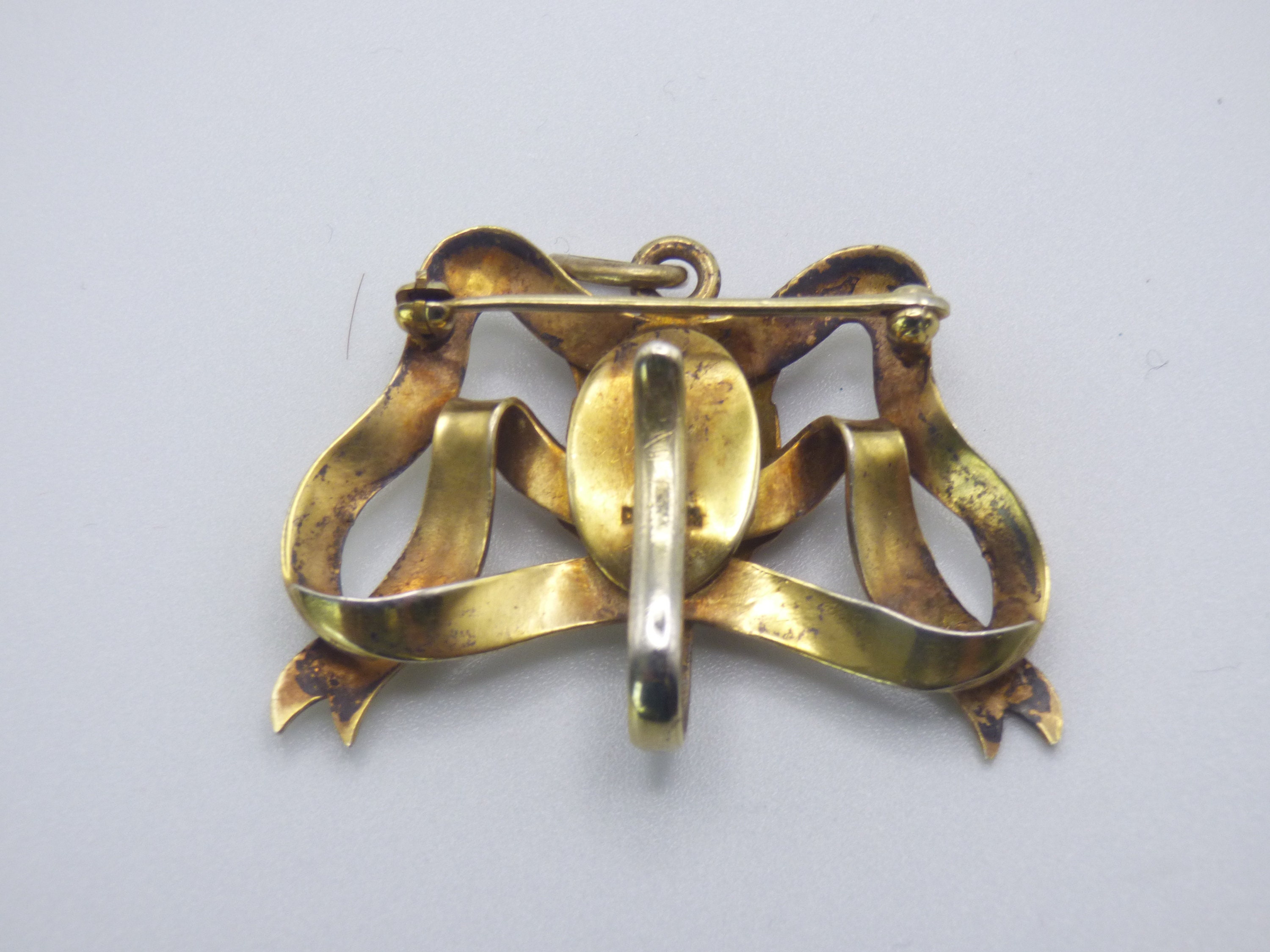 Vintage Dieger & Clust Gold on Silver Red Enamel With White - Etsy