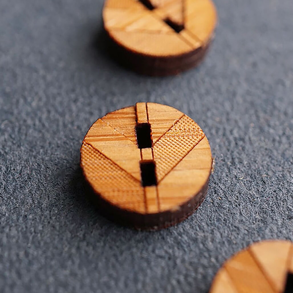 The Chevron Button Small Set of 6 | Etsy