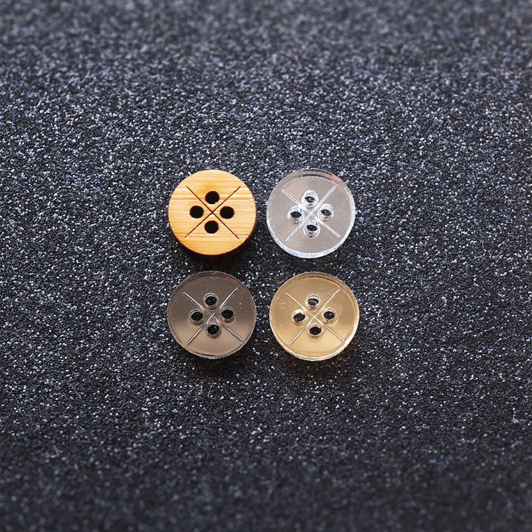 The Shirt Button - Cross | 4 Holes (set of 10) - Etsy