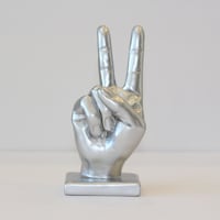 Peace Sign Mini Hand Statue - Etsy