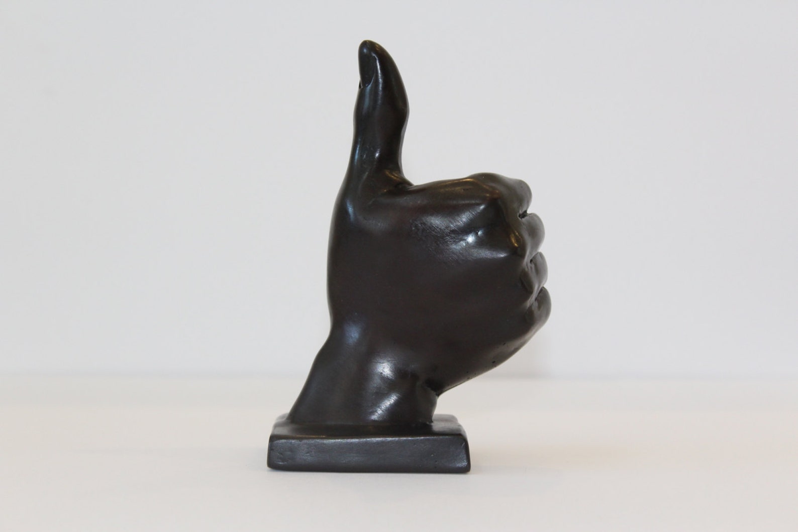 Thumbs up Hand Symbol Sculpture Choco - Etsy