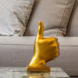 Thumbs Up!- Hand Symbol Sculpture- Entrepeaneur Art-aesthetic Room ...