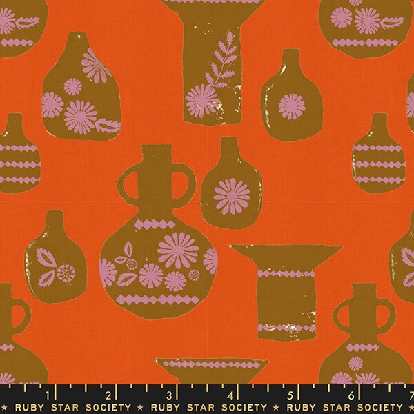 Modern Red Fabric - Etsy