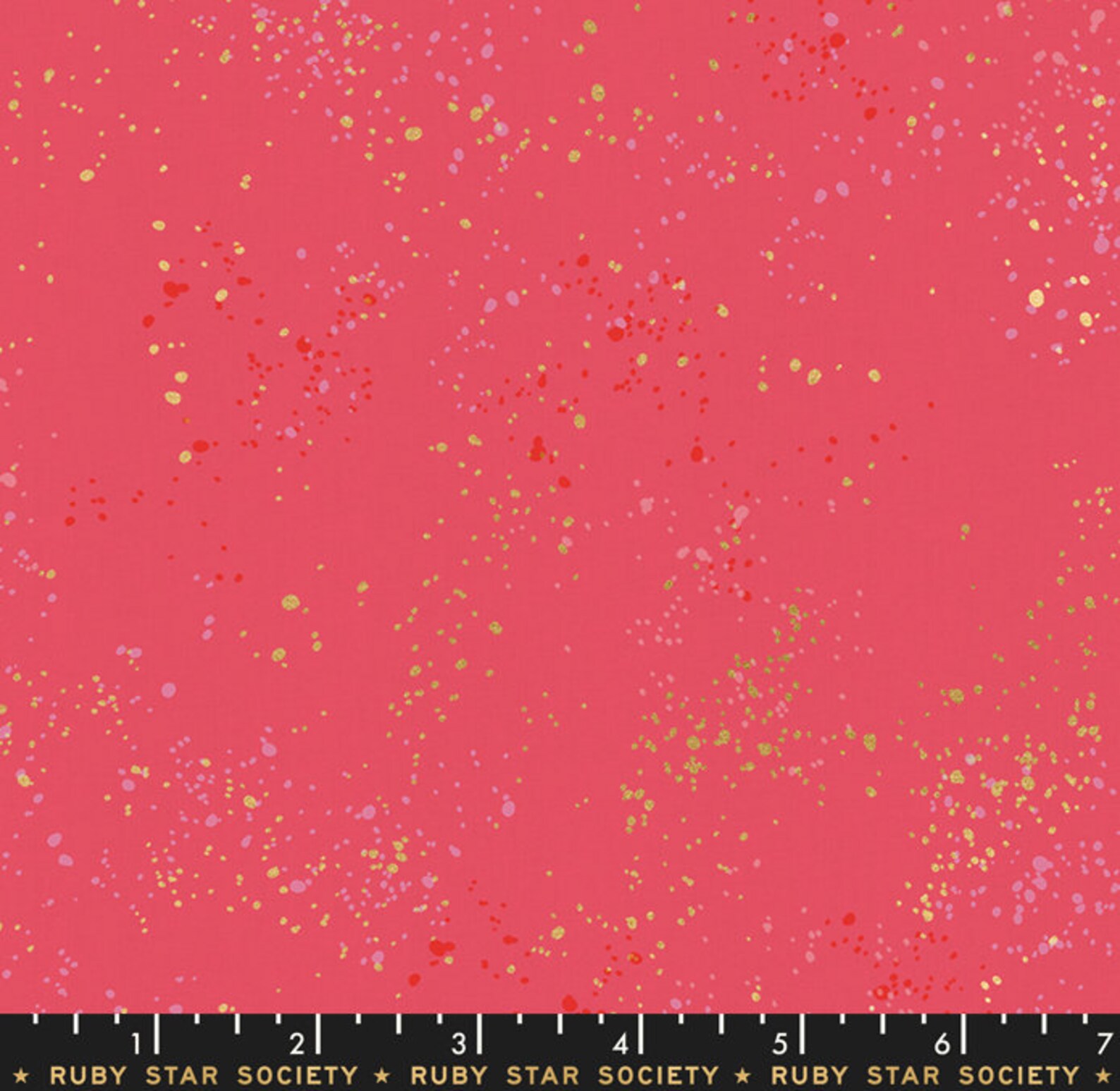 Speckled metallic Strawberry Ruby Star Society Fabric - Etsy