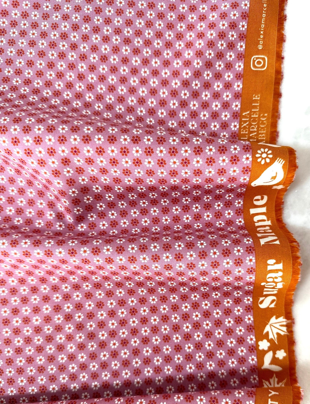 Sugar Maple Daisy Dark Peony Ruby Star Society Fabric - Etsy