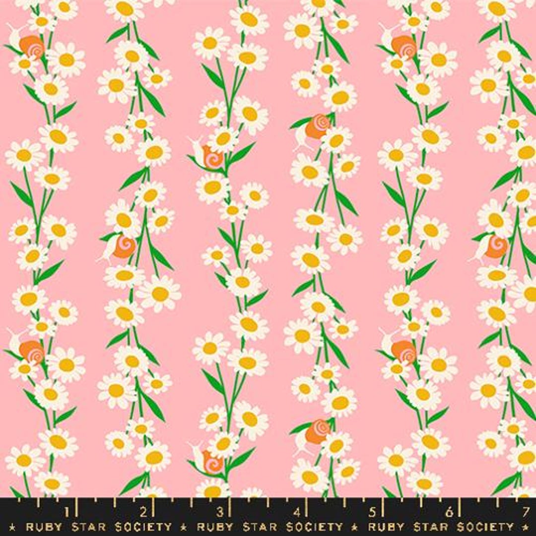 Carousel | Daisy Chain | Balmy | Ruby Star Society Fabric - Etsy