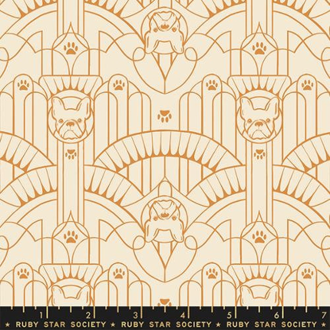 Dog Park | Deco Pup | Shell | Ruby Star Society Fabric - Etsy