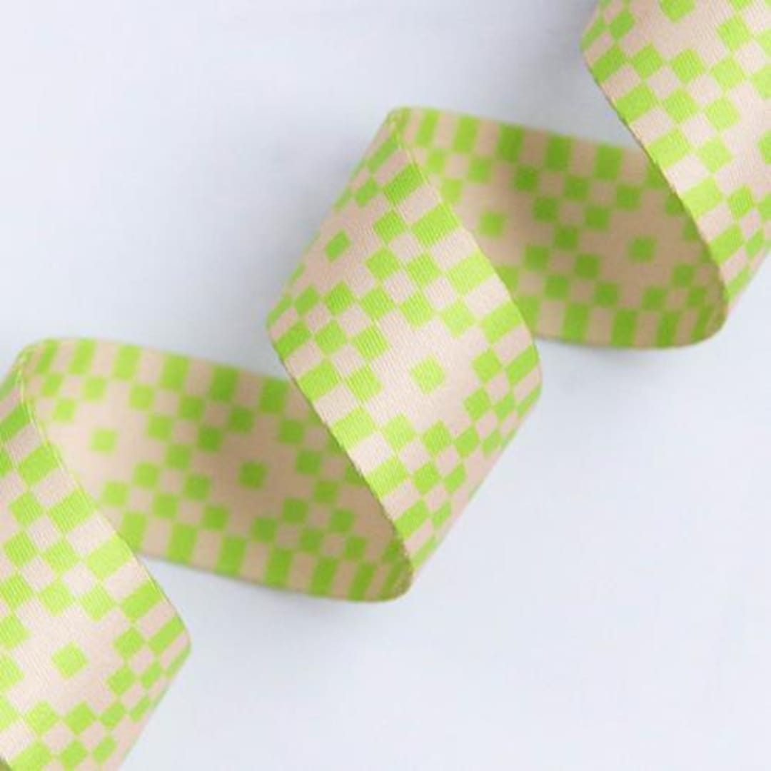 1.5" Bitmapped Neon Yellow Webbing | Stitch Supply Co | Ruby Star ...