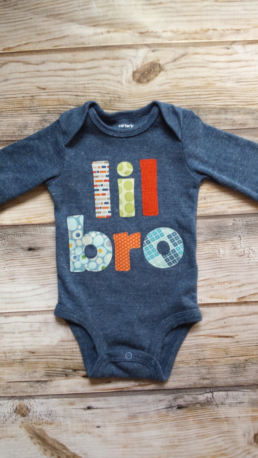 Lil Bro Bodysuit-little Brother Baby Gift-baby Brother Shirt-new Baby ...