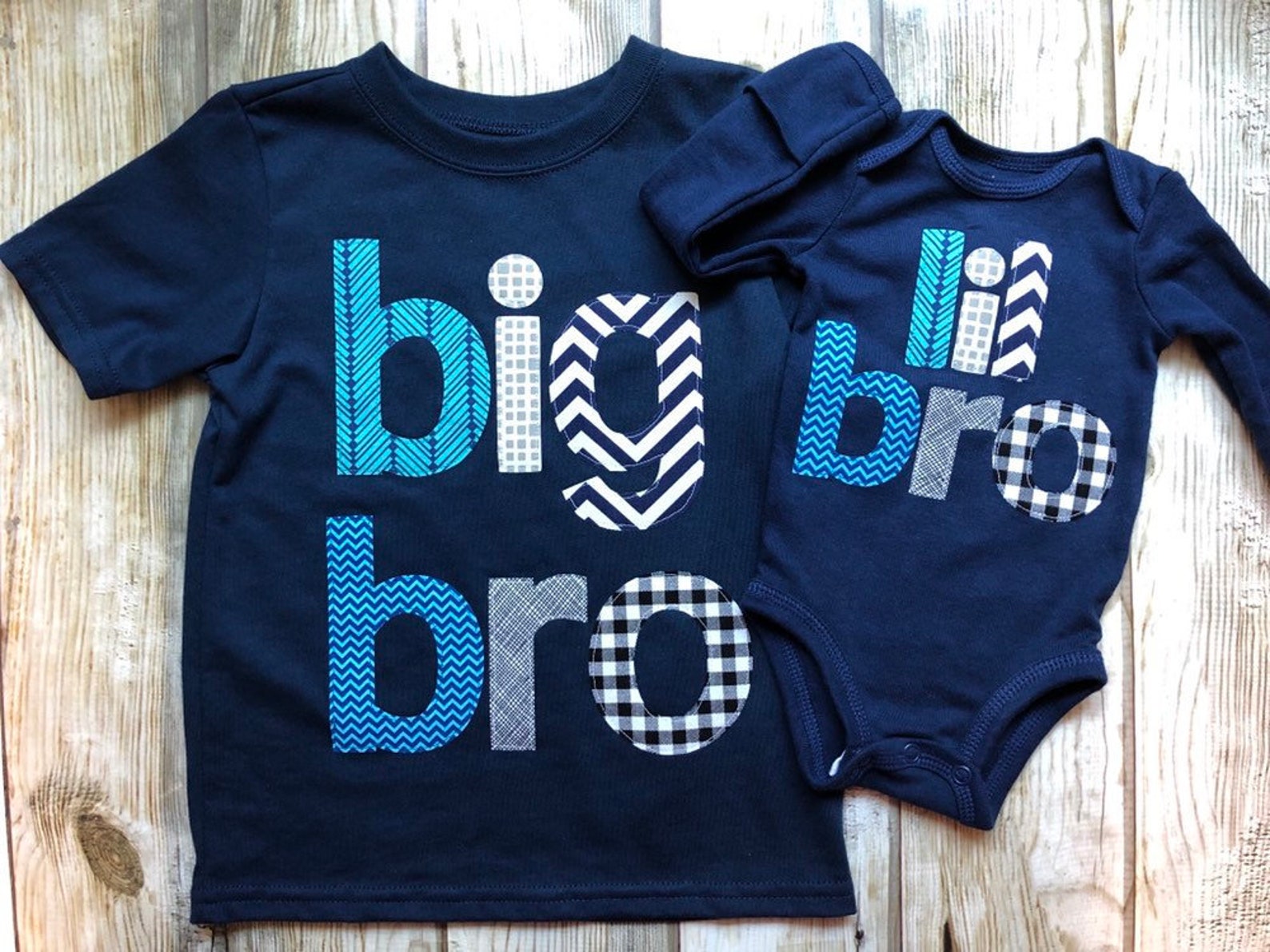 Big Bro Lil Bro Set-blue Big Bro Shirt-sibling Shirts-big | Etsy