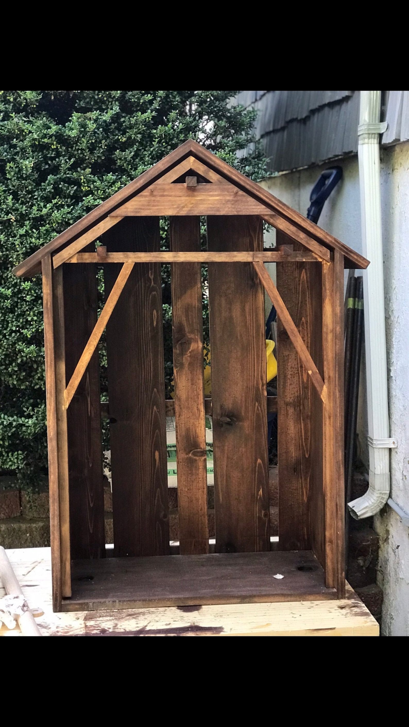 Large Outdoor Nativity Stable, Wooden Nativity Manger, Custom Nativity ...