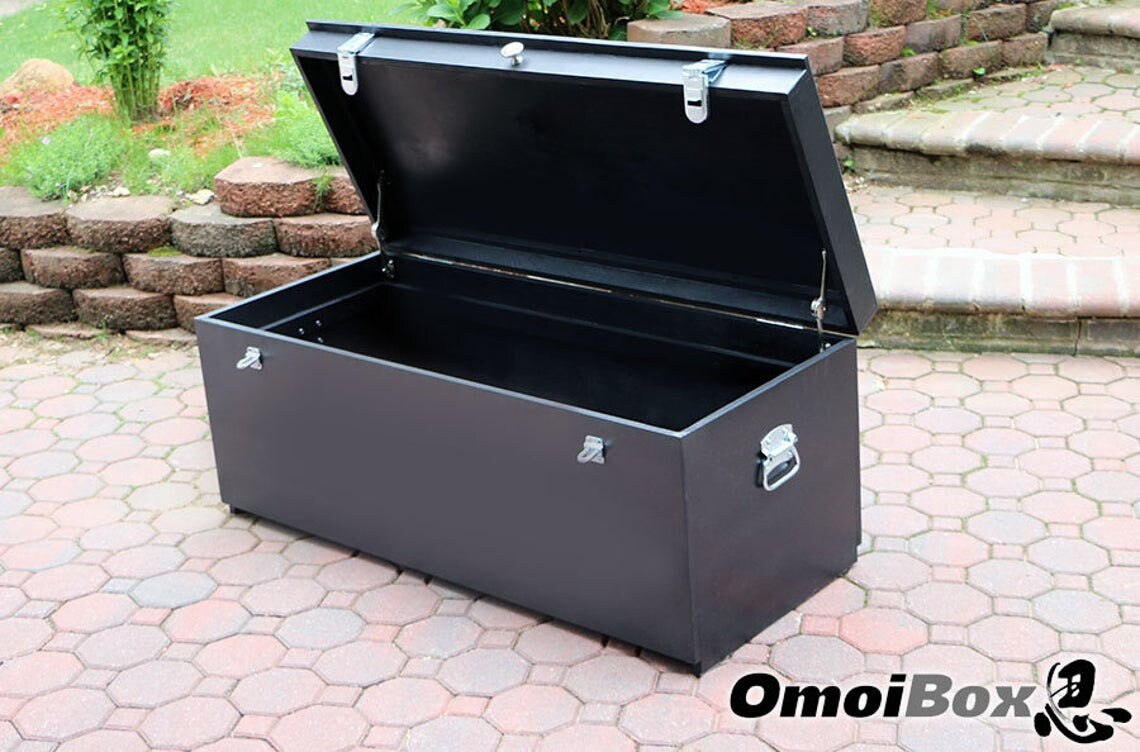 Black Storage Bench With Lock Custom Storage Benches Flip Top Storage ...