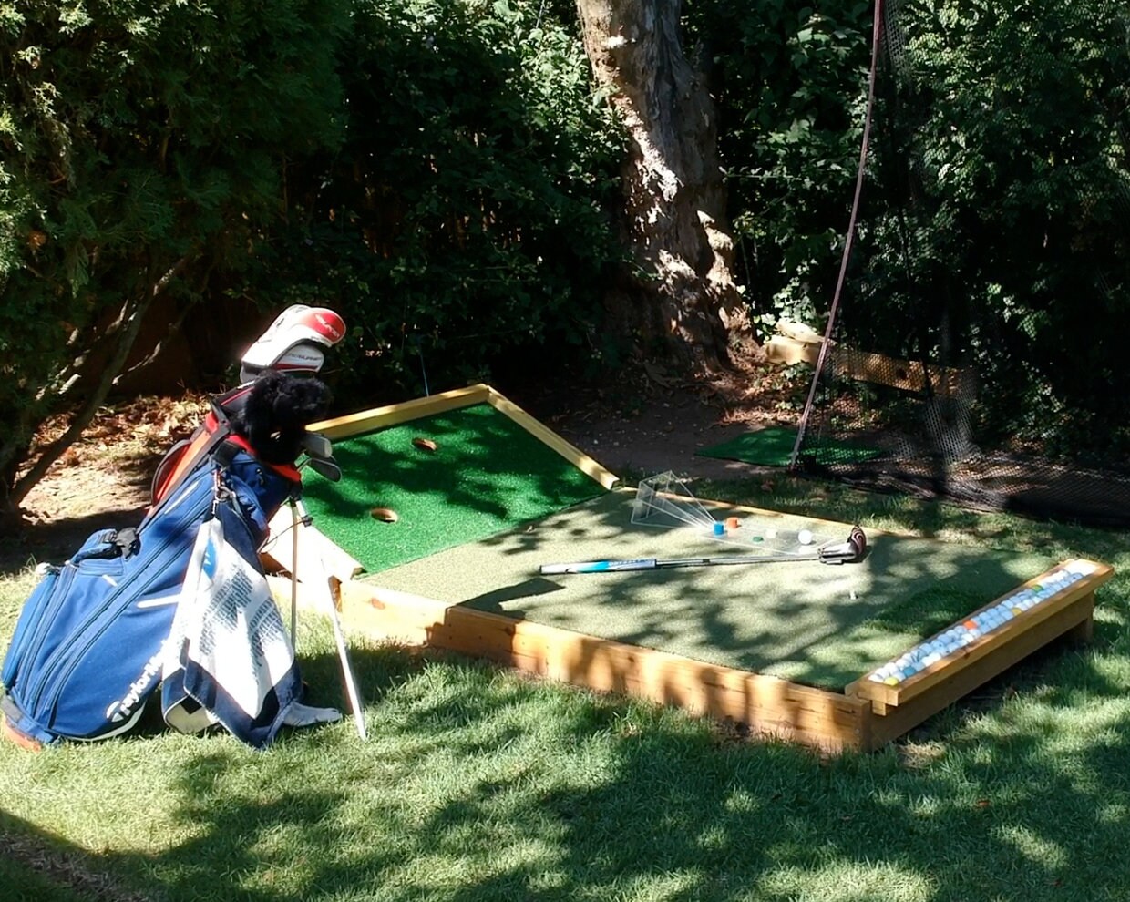 Outdoor Golf Training Platform Master Your Swing in Nature's Embrace ...