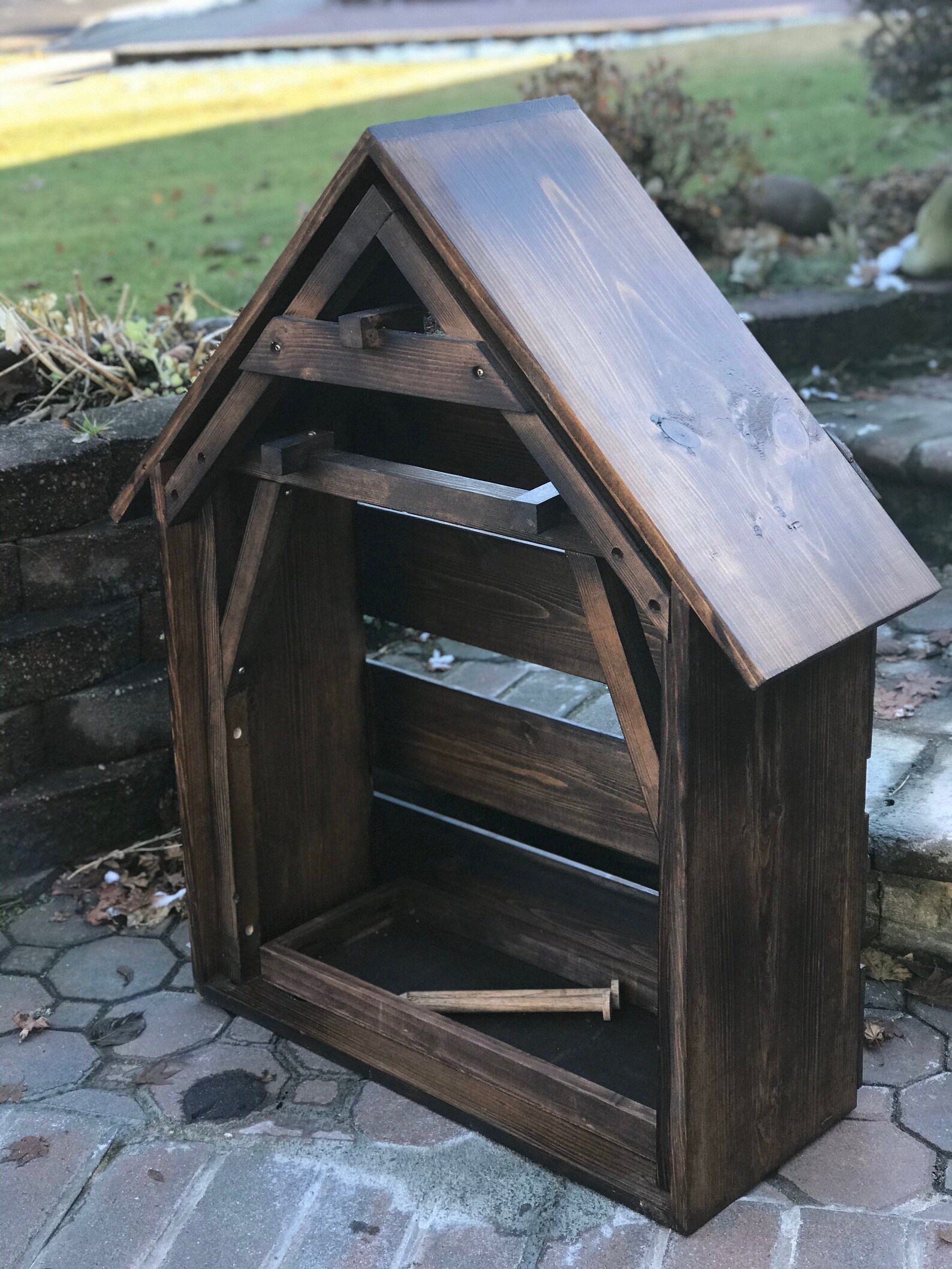 Large Outdoor Nativity Stable, Wooden Nativity Manger, Custom Nativity ...