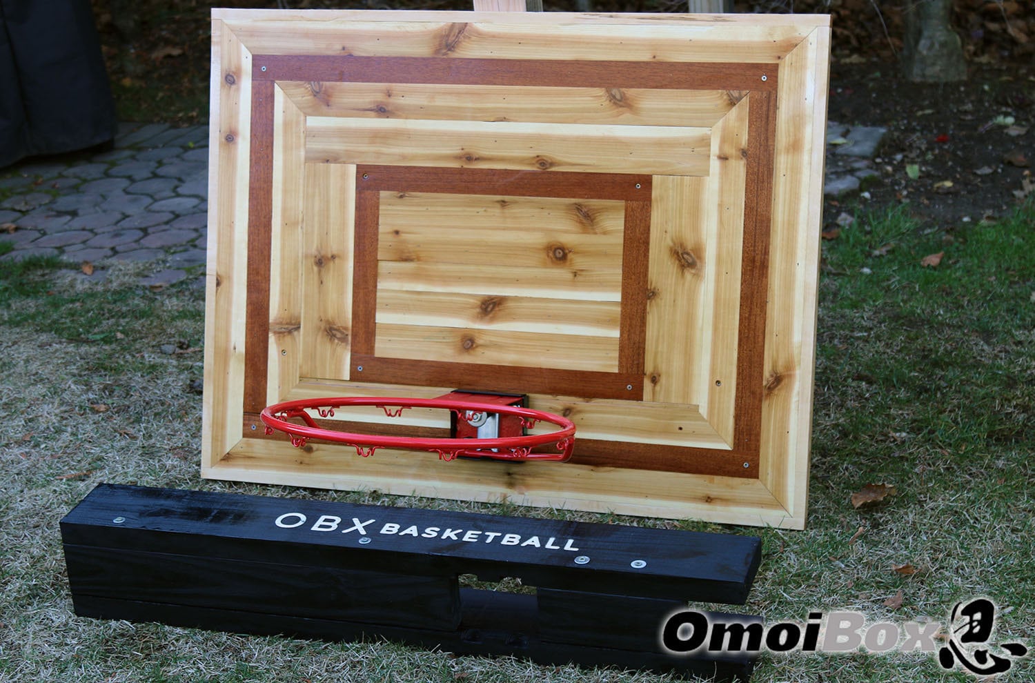 Cedar & Mahogany Wood Basketball Hoop | Wooden Basketball Backboard ...