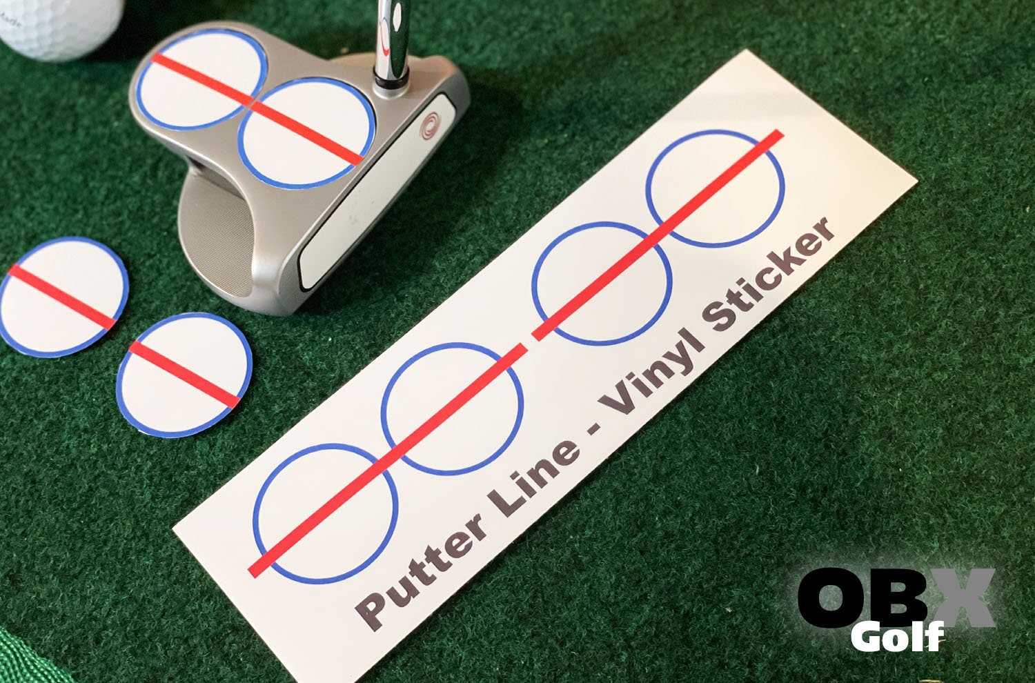 Golf Putter Alignment Sticker - Improve Your Putting With Center Line ...