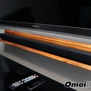 Black Floating Soundbar Shelf | Sound Bar Stand | Soundbar Wall Shelf ...