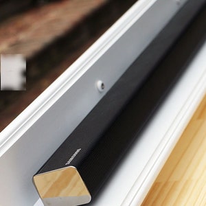 White Floating Soundbar Shelf | Sound Bar Stand | Soundbar Wall Shelf ...