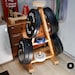 Wooden Weight Tree With Wheels Rolling Plate Tree Weight - Etsy