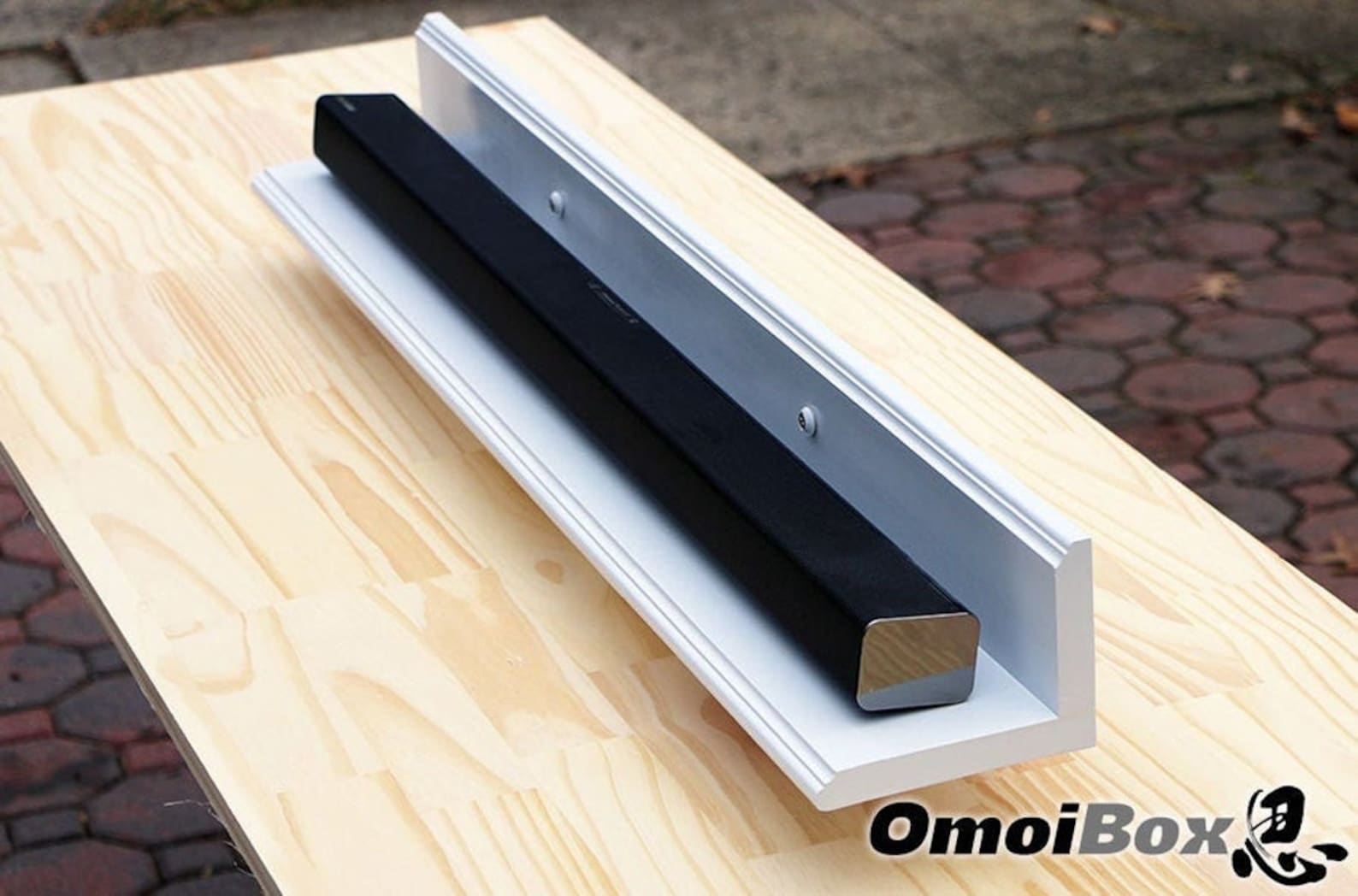 White Floating Soundbar Shelf | Sound Bar Stand | Soundbar Wall Shelf ...