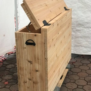 Outdoor Cedar Storage Benches | Cedar Chest for Storage | Custom ...