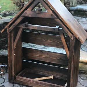 Large Outdoor Nativity Stable, Wooden Nativity Manger, Custom Nativity ...