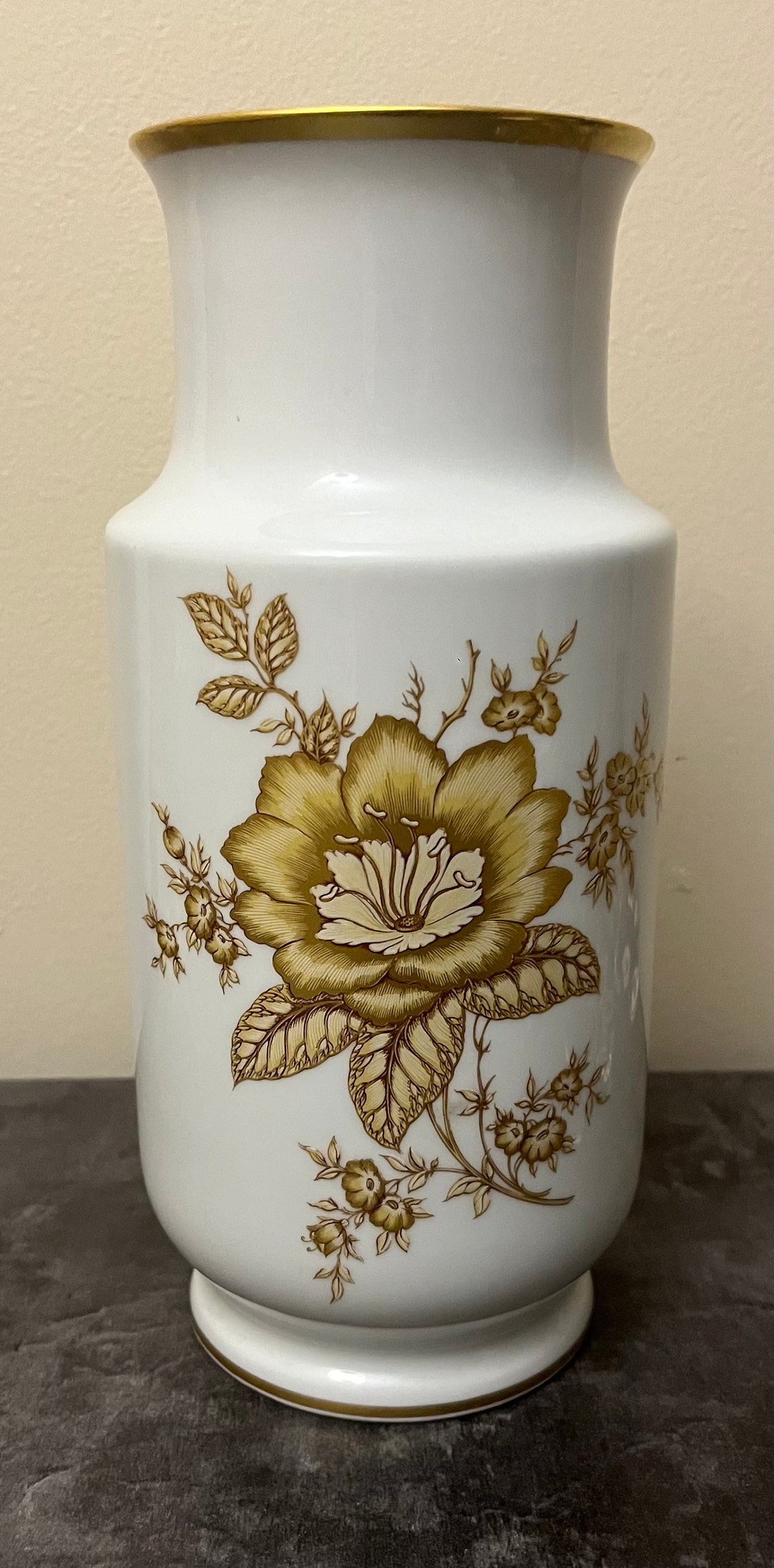 Vintage Gold Trim Bavaria Germany Gold Design Vase - Etsy