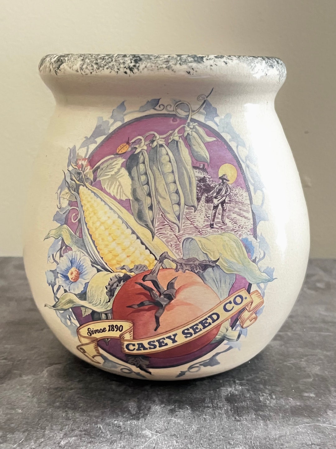 Vintage Casey Pottery Vase Handmade Ceramic Home Decor Accent ...