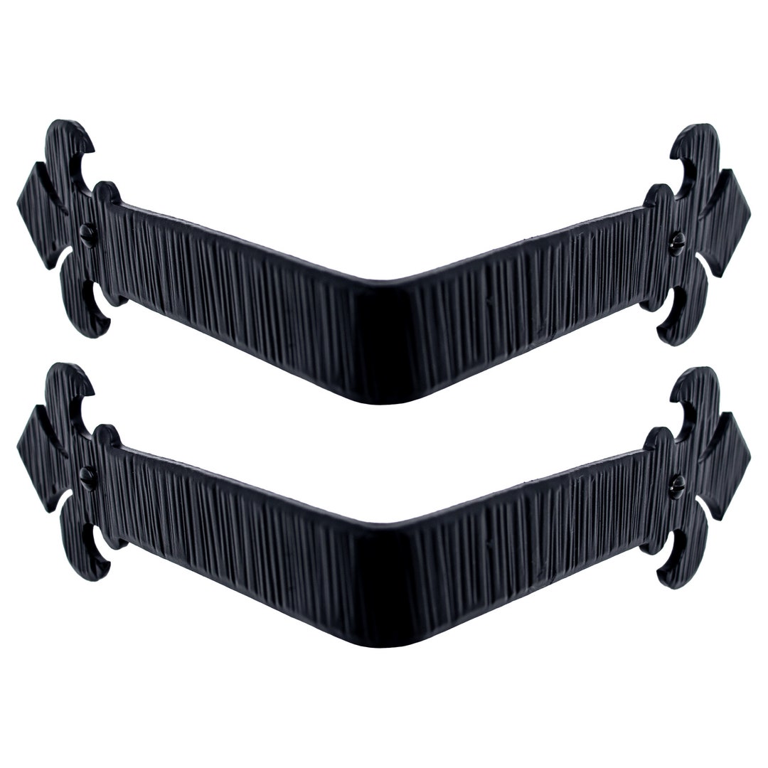 2 Pack 6” Forged Decorative Angular Corner Protector Bracket, Table ...