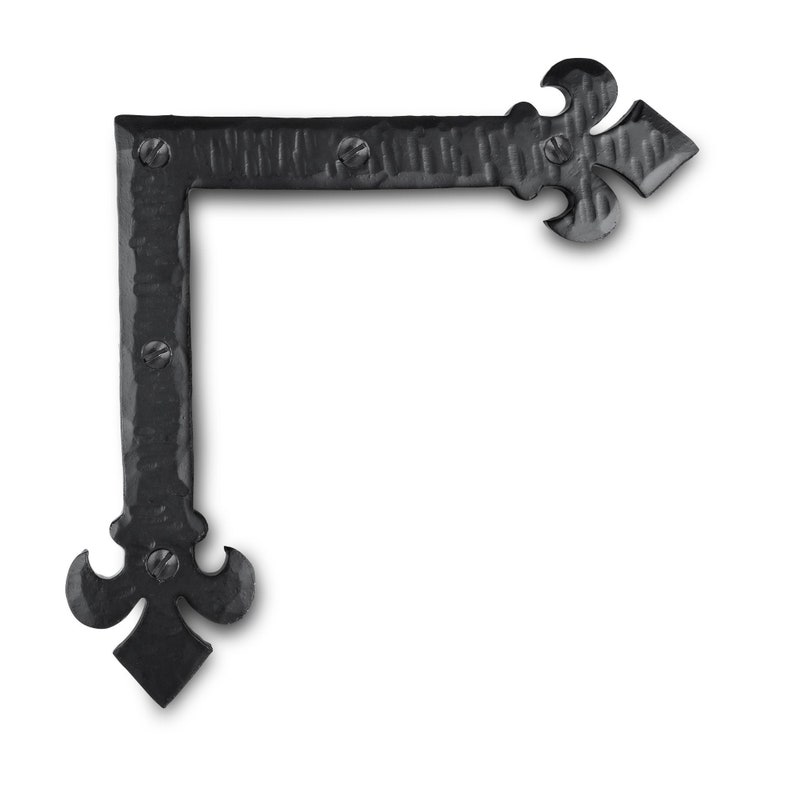 2 Pack 6 Forged Decorative L Corner Bracket Right Angle Brace - Etsy