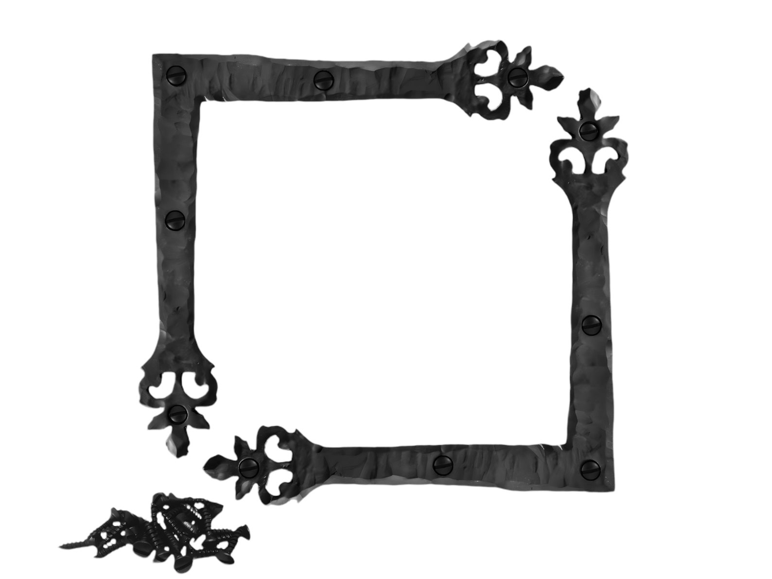 2 Pack 6.5 Forged Decorative L Corner Bracket Right Angle - Etsy