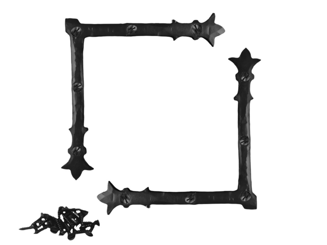 2 Pack 3.5 Forged Decorative L Corner Bracket Right Angle - Etsy