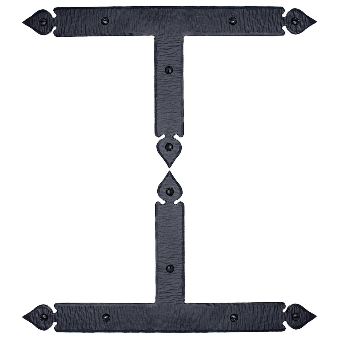 2 Pack 10.75” Forged Decorative T Corner Bracket Right Angle Brace for ...