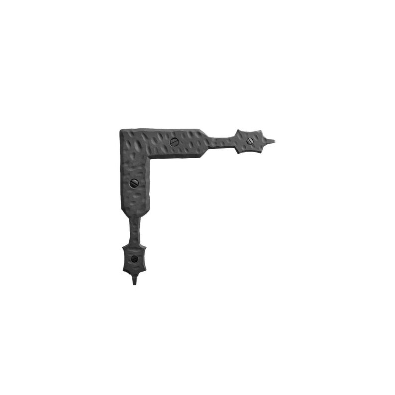 2 Pack 5.5 Forged Decorative L Corner Bracket Right Angle - Etsy